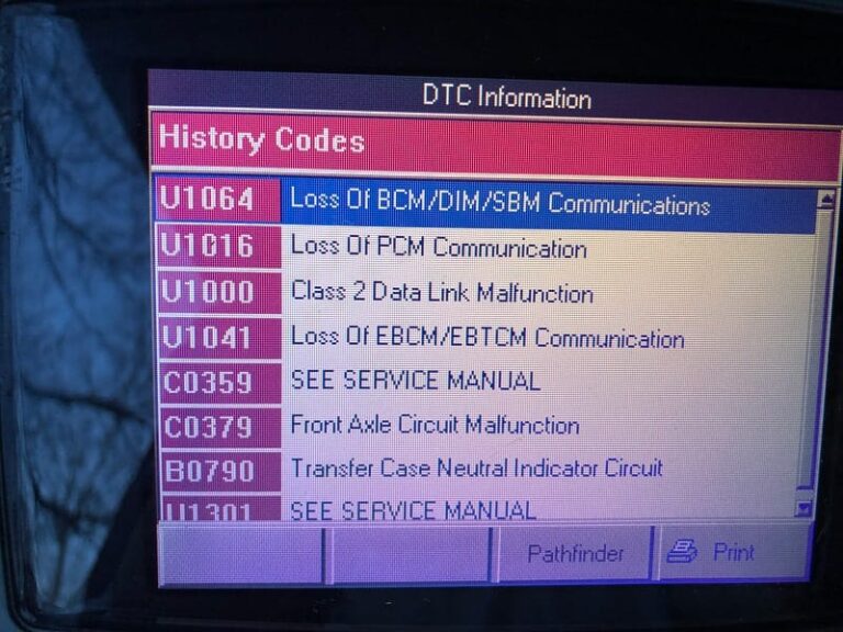 U1041 Chevy Silverado Diagnostic Trouble Code Dump Truck U1041 Chevy Silverado Diagnostic Trouble Code Dump Truck