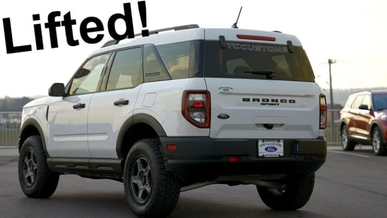 Ford Bronco Sport Badlands Lift Kit - Dump Truck