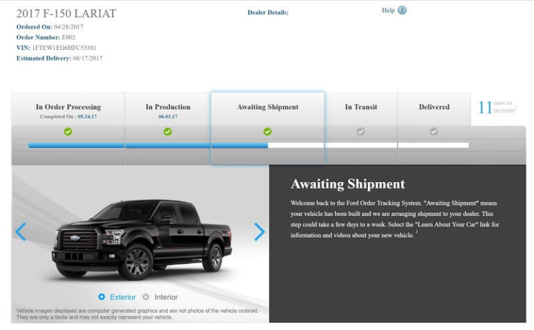 Ford Order Tracking Not Working? Here's What to Do - Dump Truck